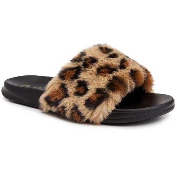 Sugar | Shoes | Sugar Womens Wuzz Fuzzy Slide Sandals | Poshmark